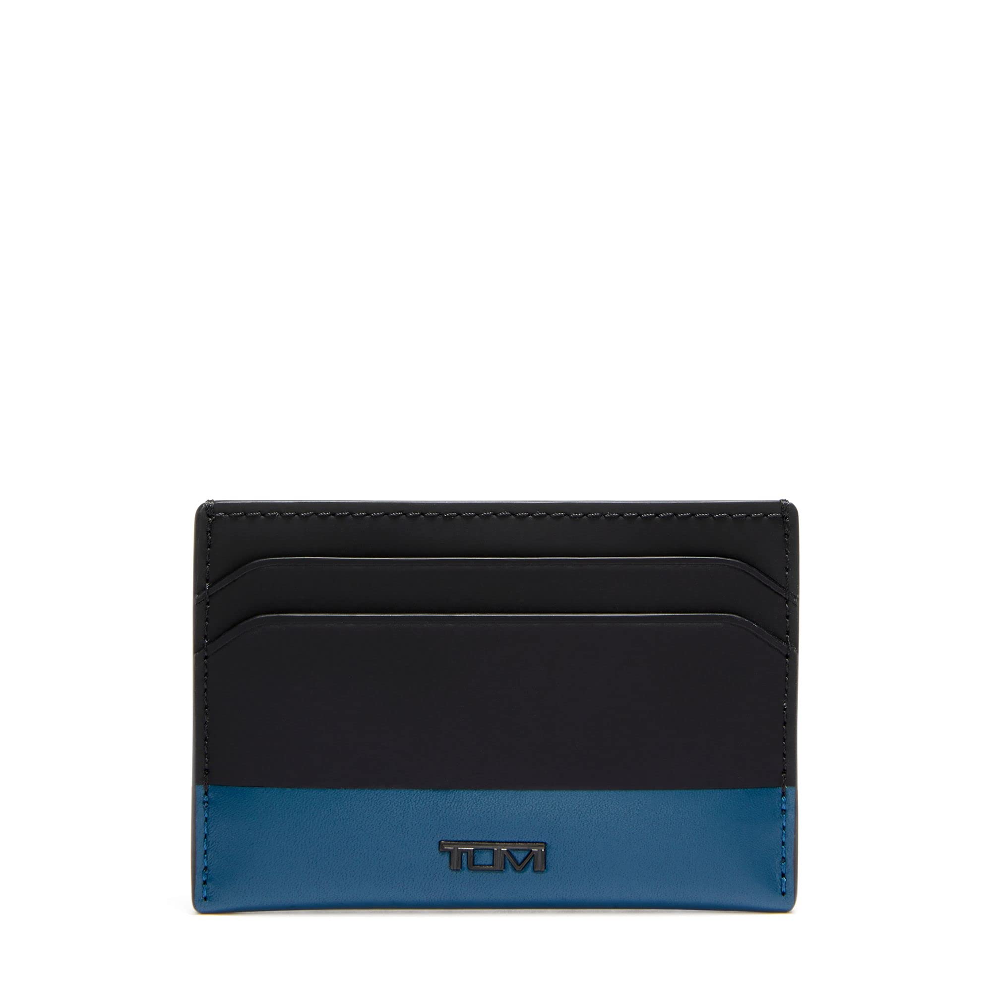 TUMI - Nassau Slim Card Case Wallet for Men - Turquoise/Black