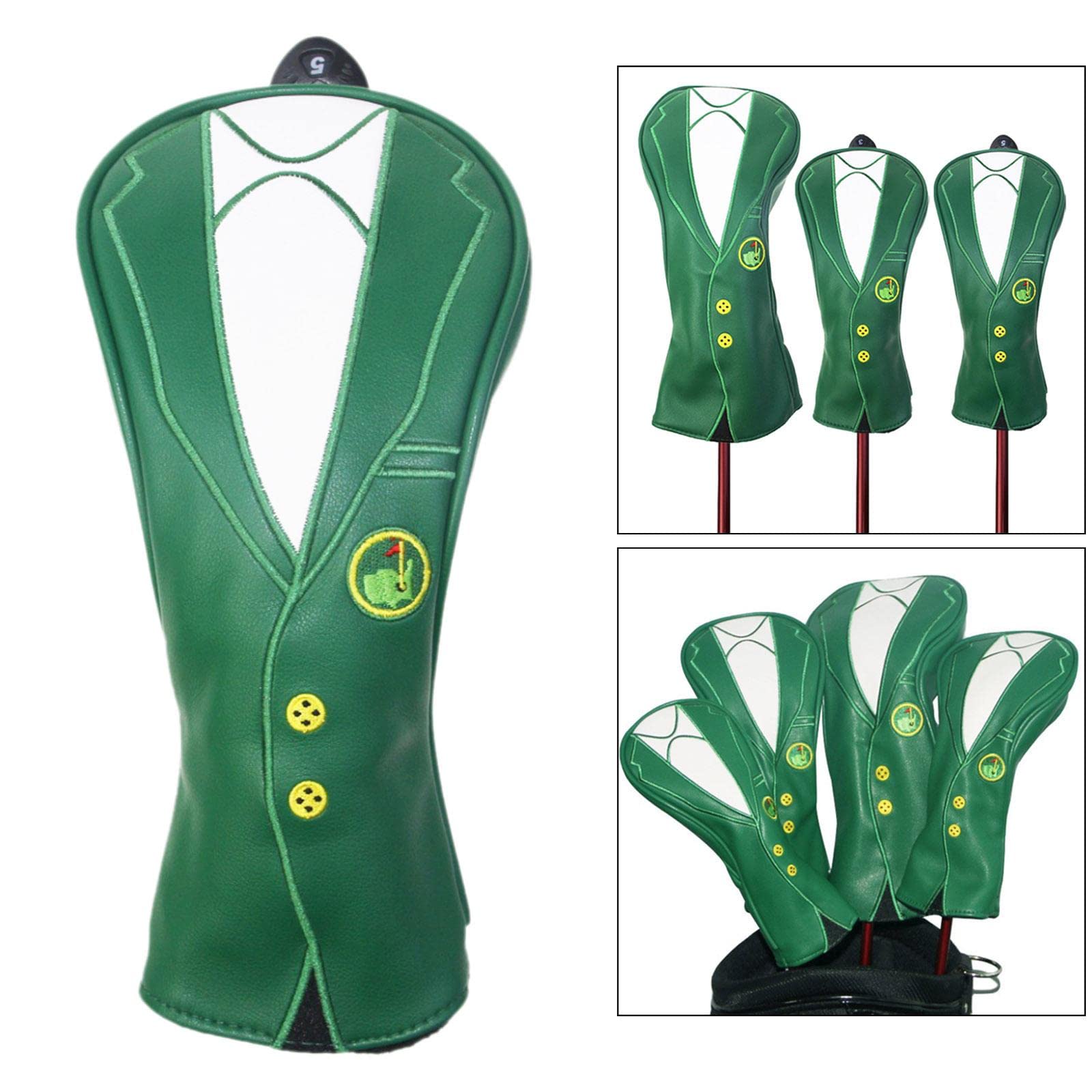 SM SunniMix Golf Wood Headcover Durable Fleece Lining No.1/3/5 UT Drivers Covers 400cc Head Cover Protector Guard Golfer Gift Protect Sleeve Accessories - No.5