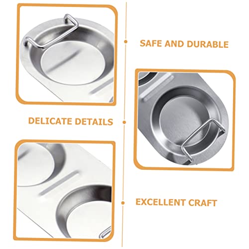 Zerodeko 3pcs stainless steel spoon rack spoon holder hot pot spoon rack lid holder utensil holder utensil rest stove organizer household scoop holder spoon storage holder home spoon rack