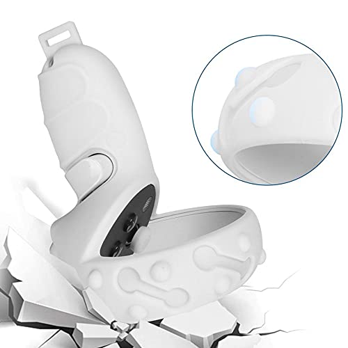 Silicone Bump 3 in 1 Handle Protective Cover Anti-Fall Adjustable Hand Strap Protection Accessories for Oculus Quest2