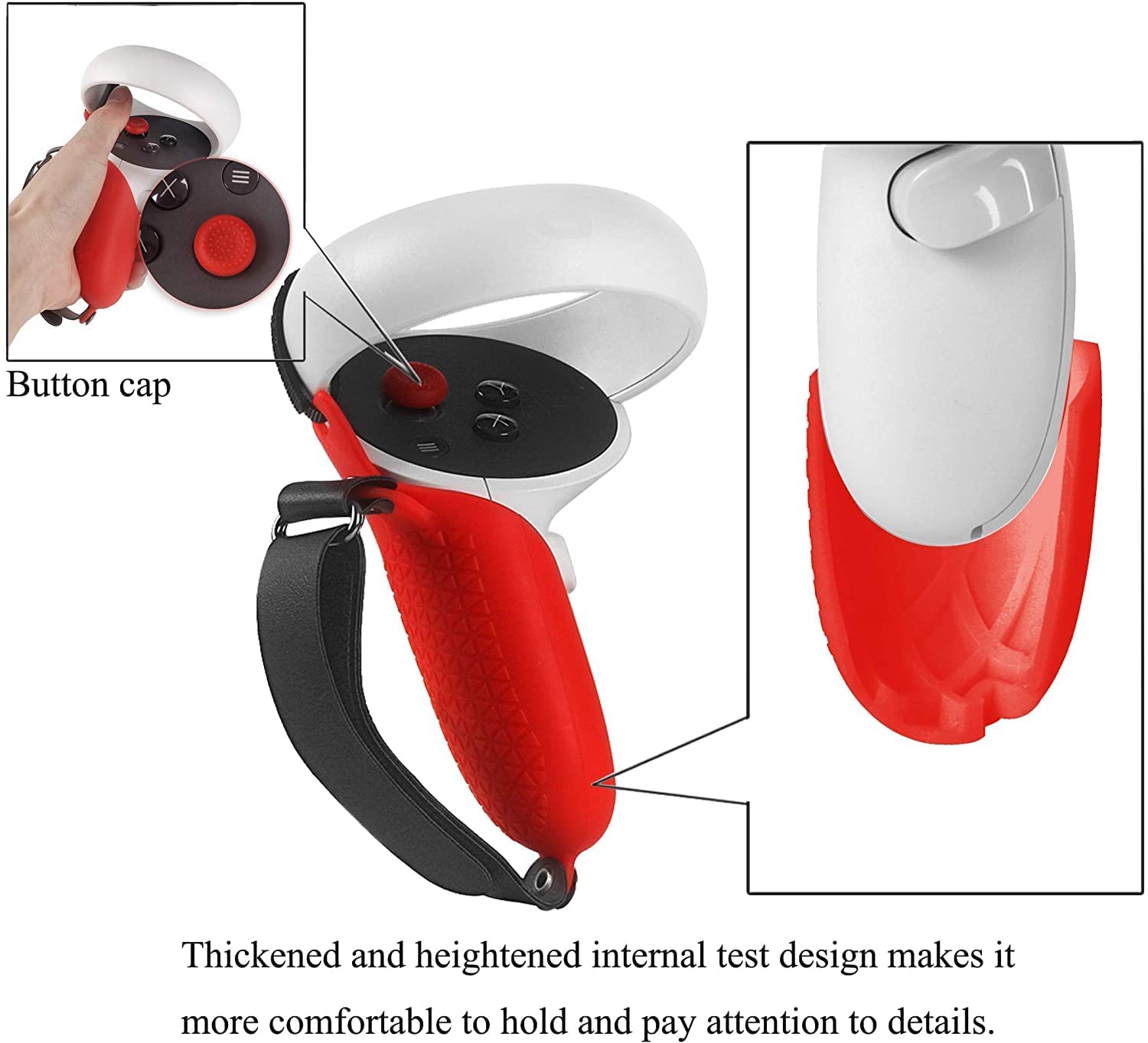 Silicone Controller Grip Cover and Face Cover, VR Quest 2 Accessories