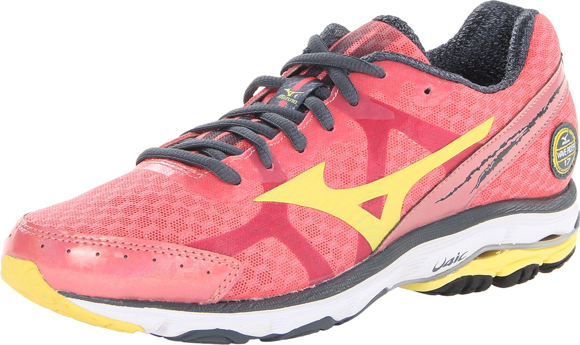Mizuno Women's Wave Rider 17 Running Shoe,Pink,9 B US