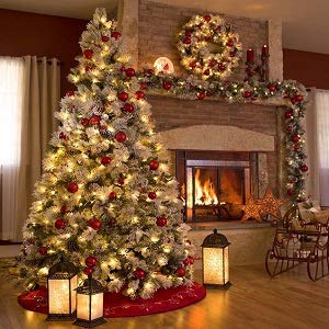 Outdoor Light String Christmas Light Battery Powered Light String 100 LED , Light String Christmas Tree Wreath Garden Wedding Party Mini Light, Waterproof, Warm White with USB Connector 1 Pack 36 ft