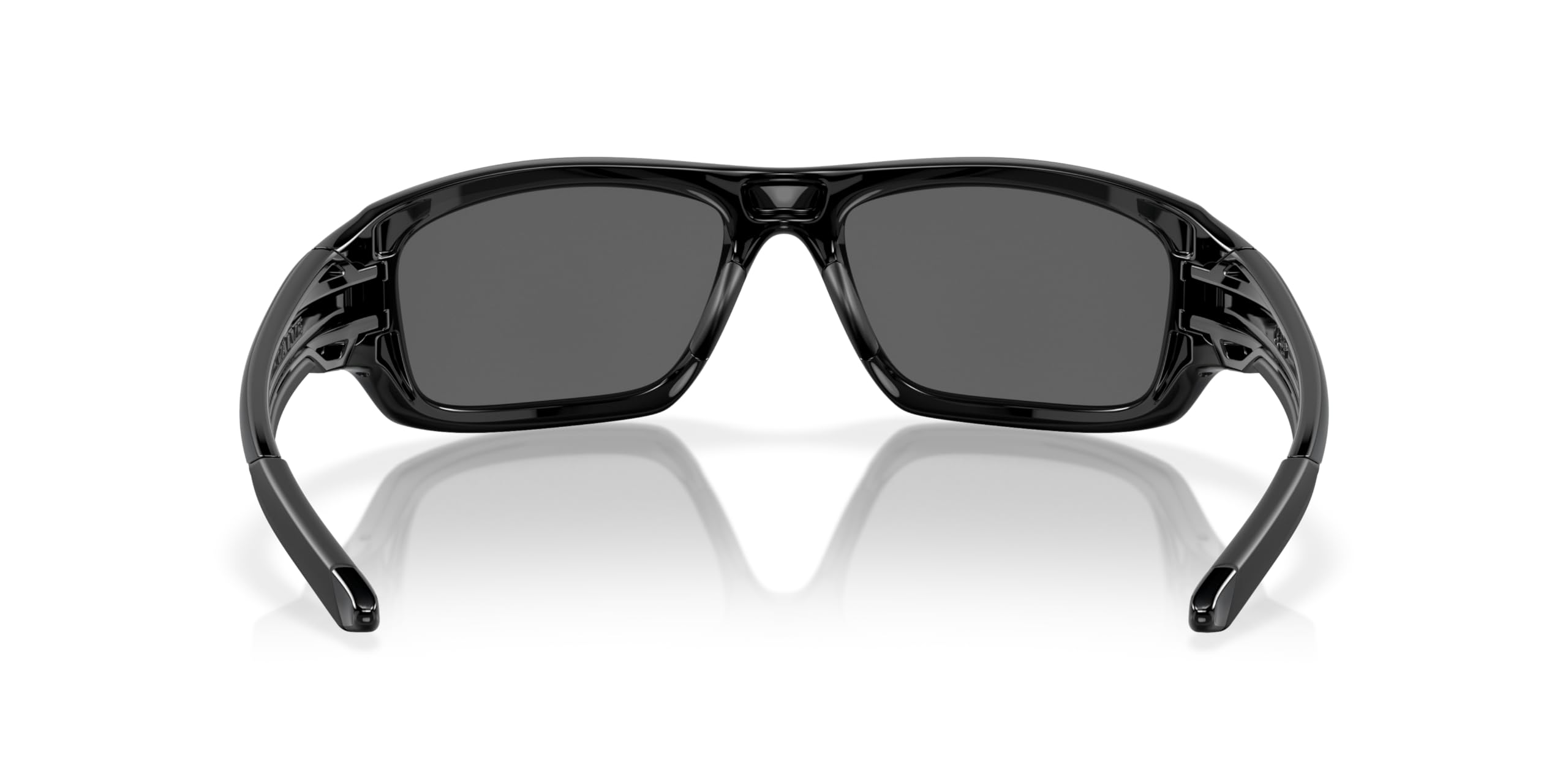 Oakley Men's OO9236 Valve Rectangular Sunglasses, Polished Black/Black Iridium, 60 mm
