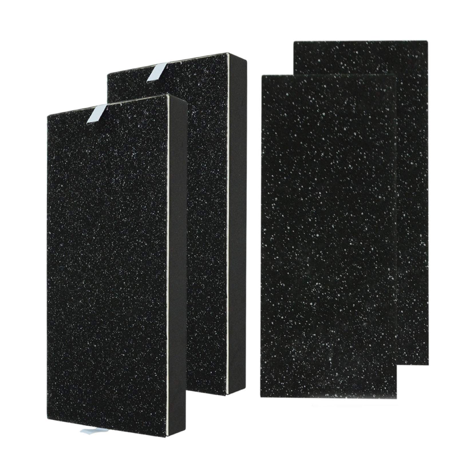 PUREBURG HP100 Replacement True HEPA Filter Set Compatible with Hunter H-HF100-VP H-PF100 30617 30601 Fit Hunter HP100 HT100 Air Purifier,2-Pack H13 4-Stage Filtration