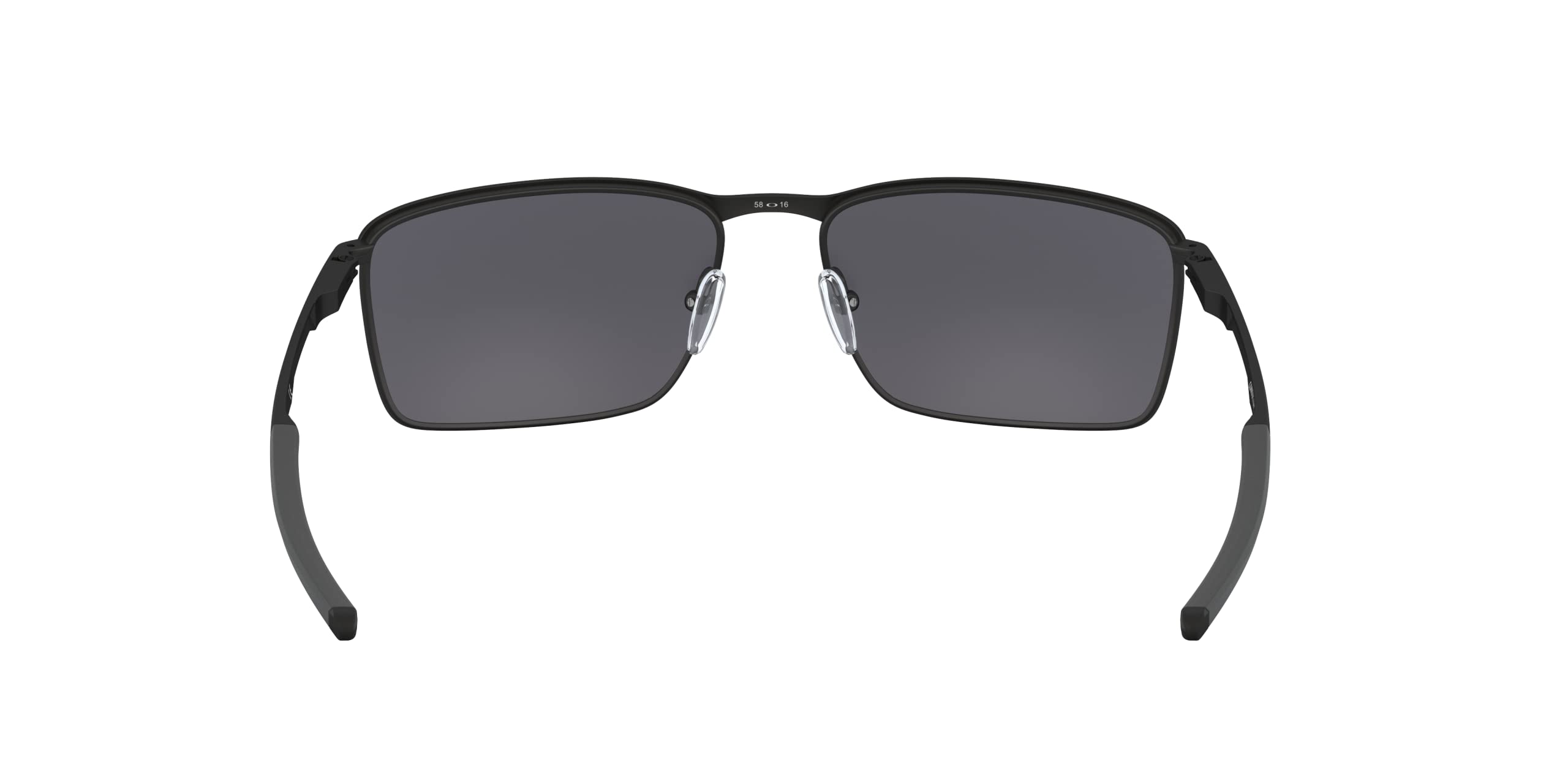Oakley Men's Oo4106 Conductor 6 Aviator Sunglasses, Matte Black/Black Iridium, 58 mm