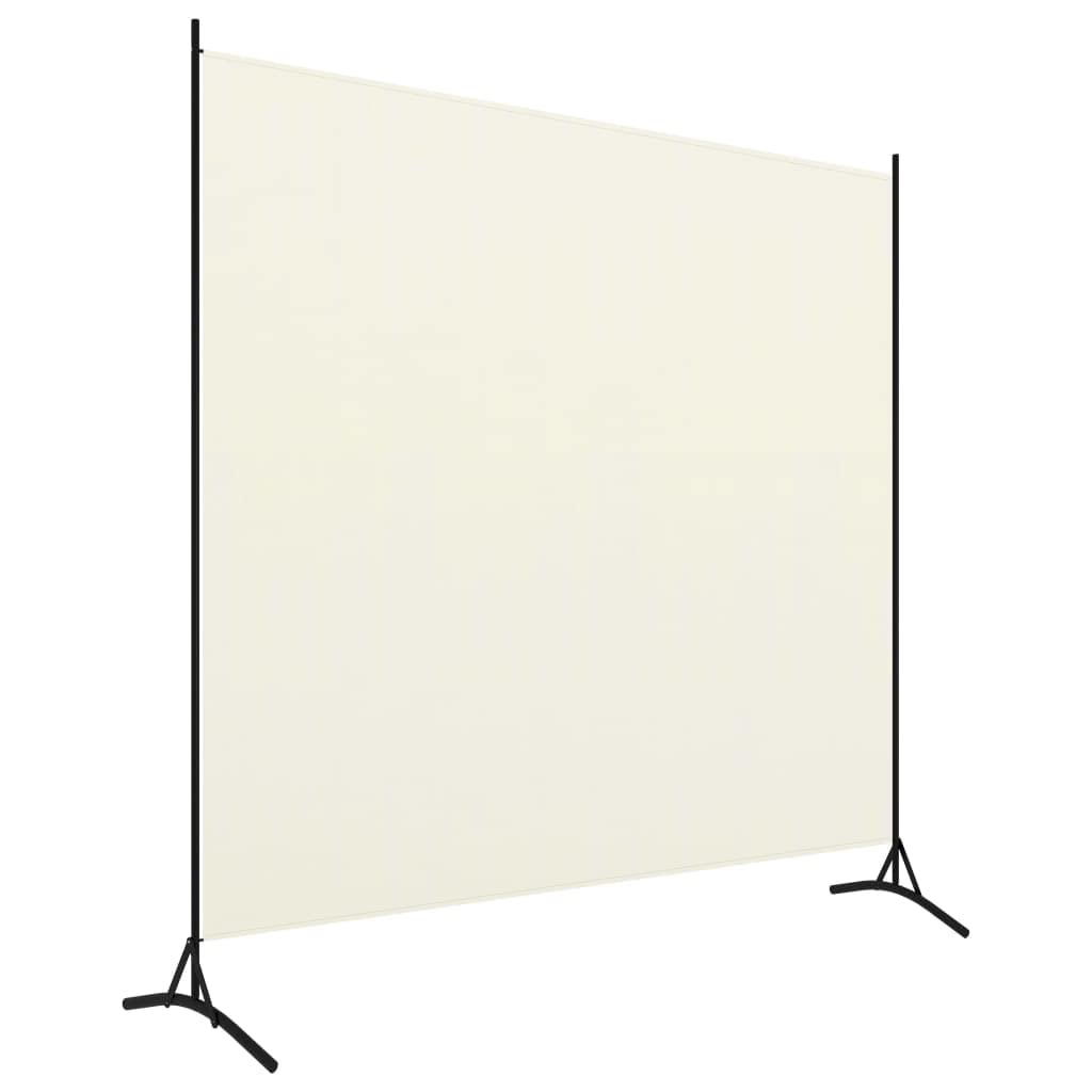 Natulvd Single-Panel Room Divider, Fabric Room Separation Screen for Partition Privacy, Freestanding Wall Divider for Office Classroom Room Studio Conference - White