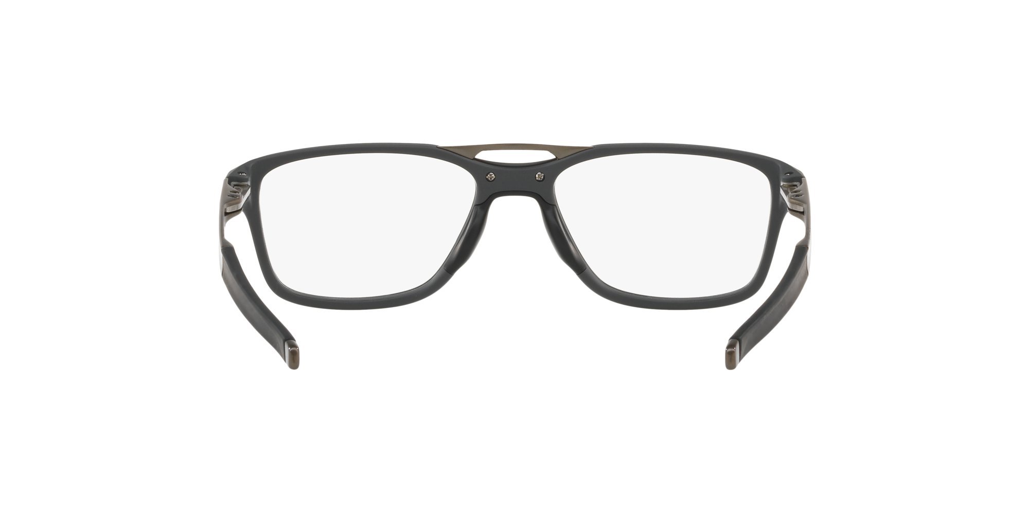 Oakley Men's Ox8113 Gauge 7.2 Arch Square Prescription Eyeglass Frames, Satin Black/Demo Lens, 55 mm