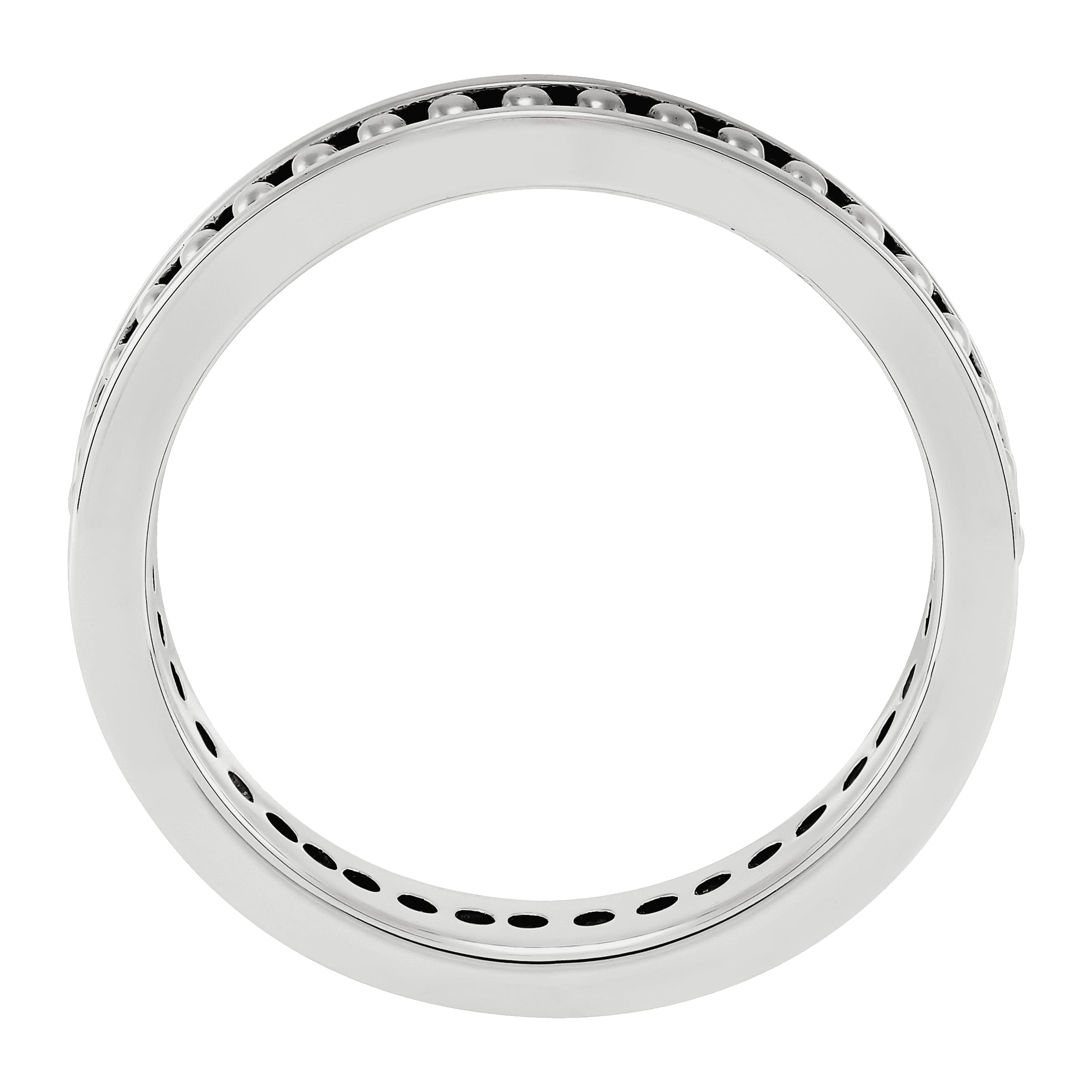 Silpada 'Soul in To It' Beaded Stud Ring in Sterling Silver, Size 9