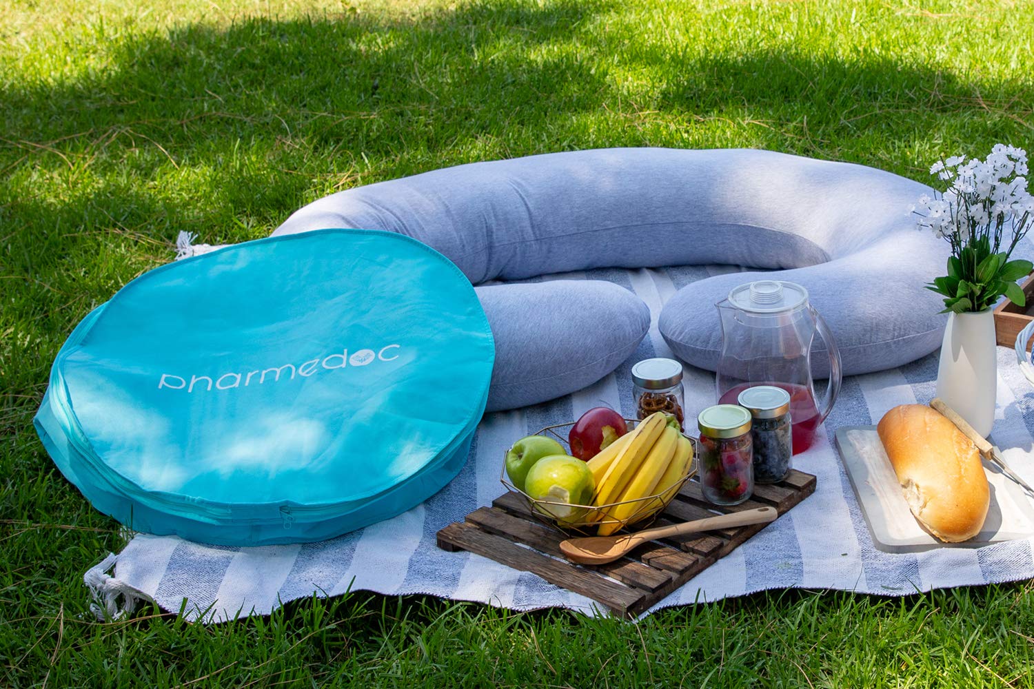 PharMeDoc Pregnancy Body Pillow C Shape Special Carry and Storage Bag - Bag Only, Pillow Sold Separately
