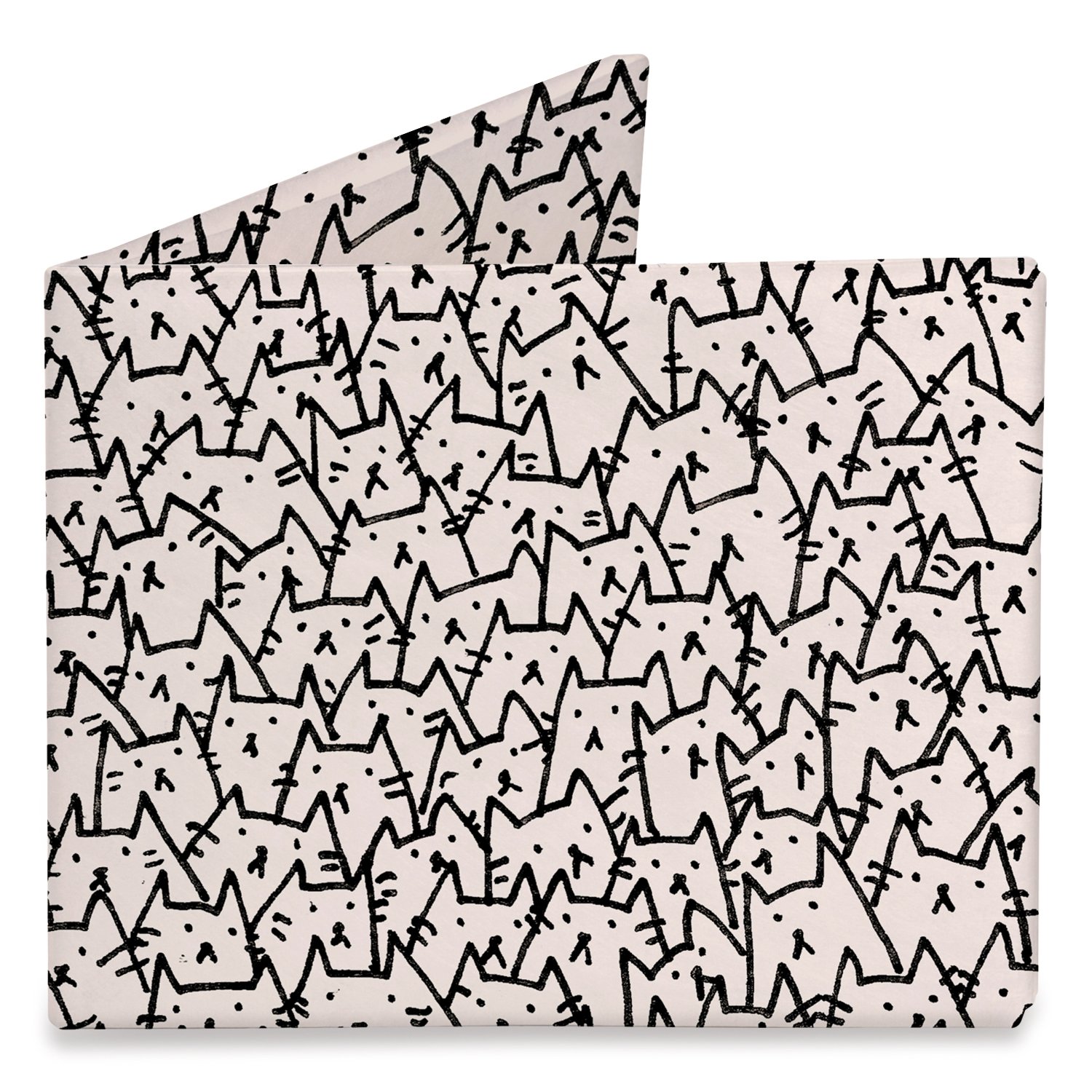 mighty wallet Pocket Full of Cats Minimalist Tyvek Wallet | Front Pocket Wallet | Slim Wallet