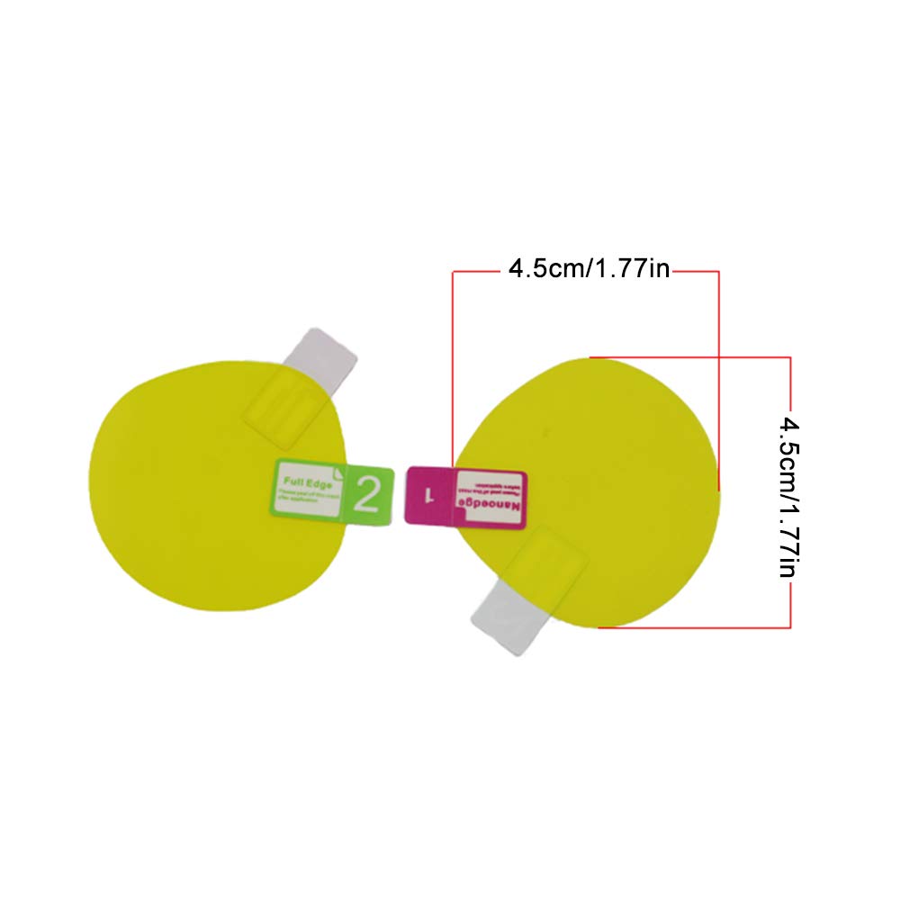 ompait 1Pair Lens Protective Film VR Screen Protector for Quest 2 Waterproof Anti-Fingerprint Anti-Scratch