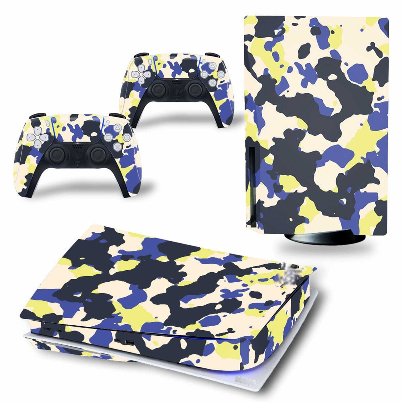 Top factory BUCEN for PS5 Skin Disc Edition & Digital Edition Console and Controller Vinyl Cover Skins Wraps Scratch Resistant, Compatible with for PS5 850026 Anti Scratch (Size : Digital Edition)