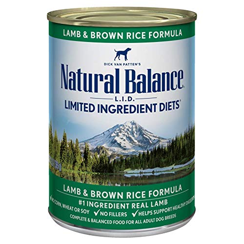 Natural Balance Lamb & Rice Formula Dog Food, 13 Oz, Pack Of 12
