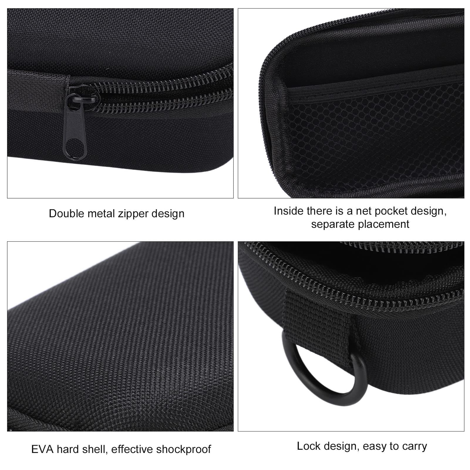 Vifemify EVA Hard Shell Bag Fishing Rod Bag Shockproof Hard Shell Fishing Rod Bag Fishing Tool Shoulder Strap Bag
