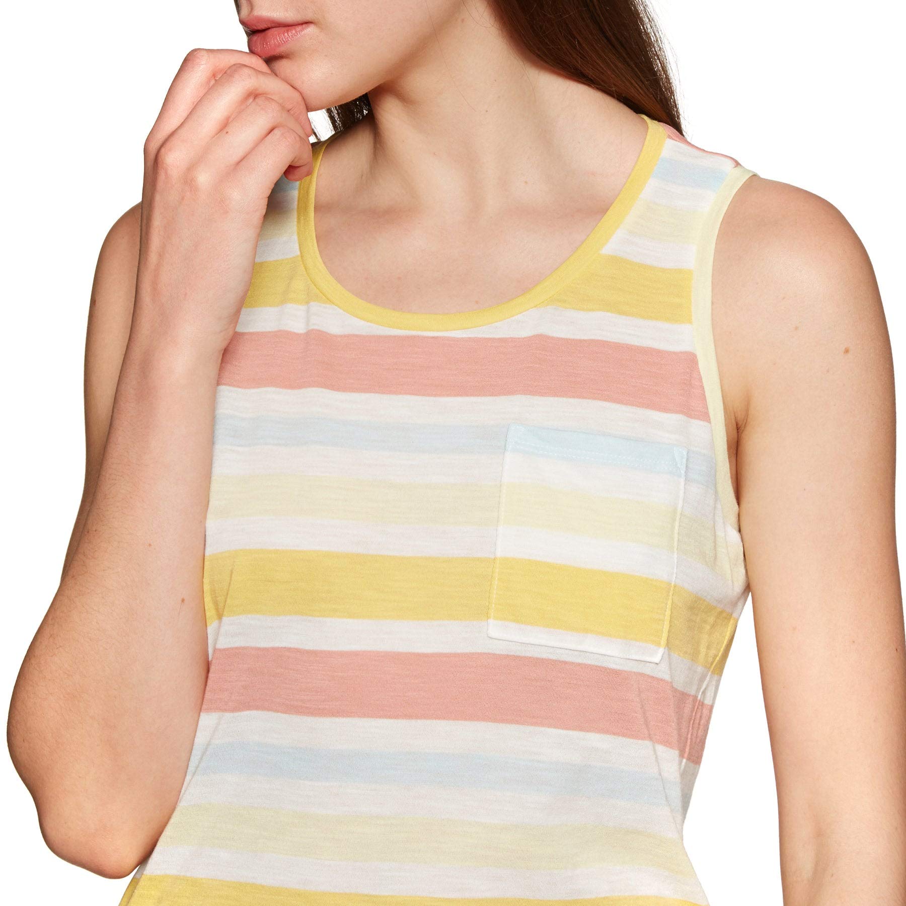 Patagonia Mainstay Tank Top - Women's Large Water Ribbons/Floral Pink
