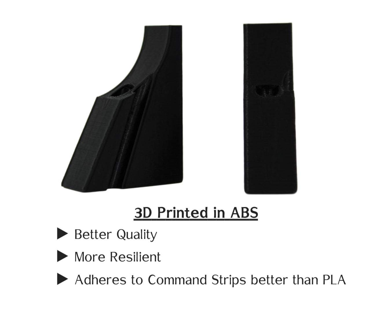 Oculus Rift CV1 Compatible Sensor Wall Mount/Display, Command Strip Included (Black, 4 Pack)