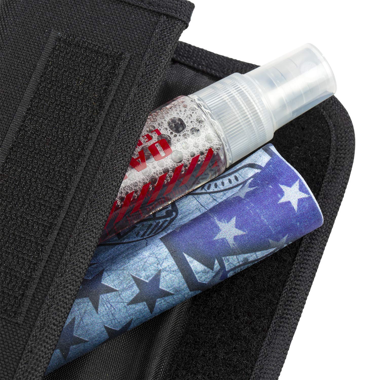 Oakley Twoface Sunglasses (Woodgrain Frame/Prizm Daily Polarized Lens) with USA Flag Lens Cleaning Kit