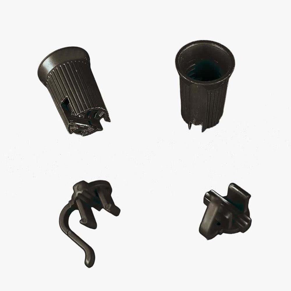 Novelty Lights 50 Pack C7 Replacement Sockets, Black, SPT-1