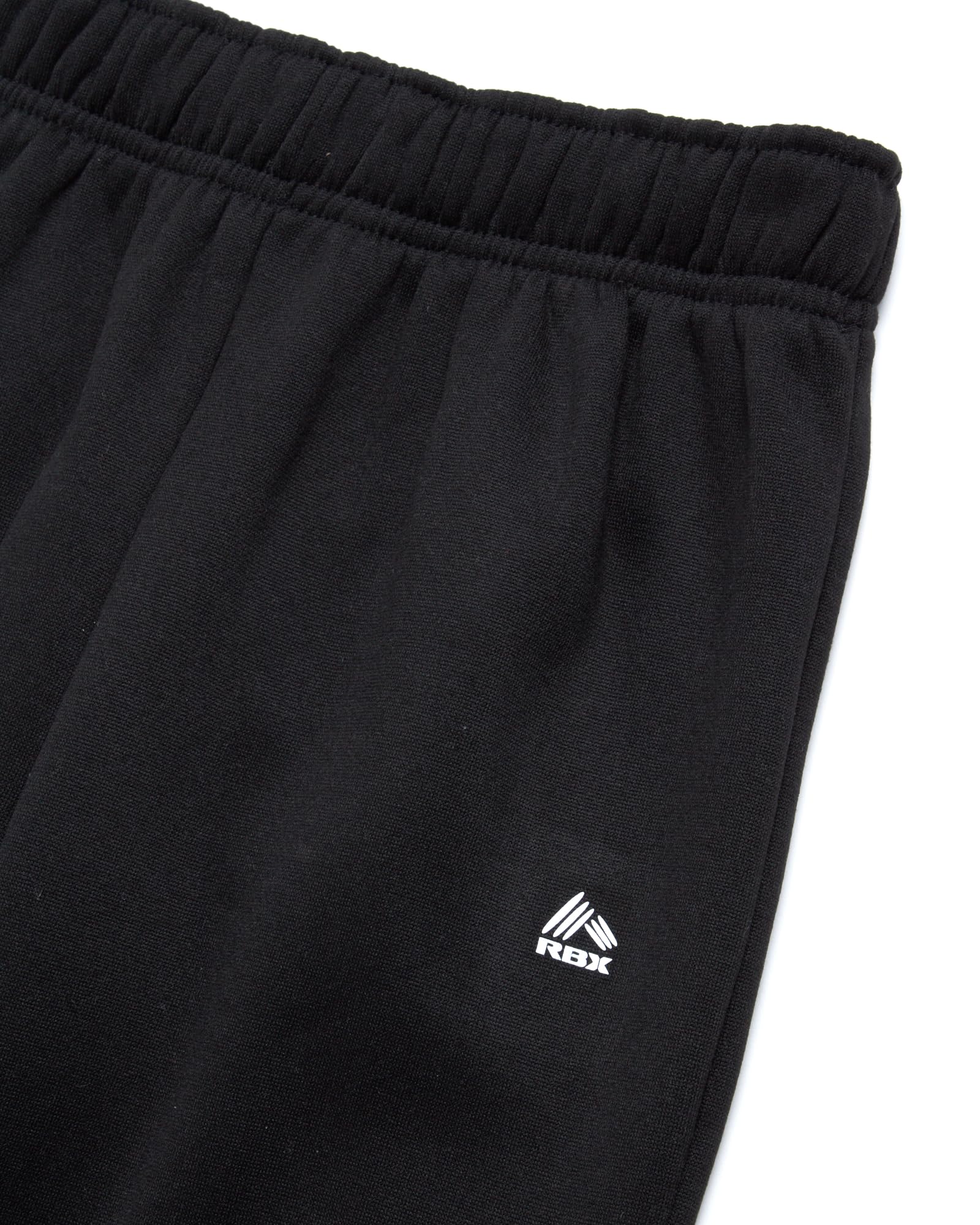 RBX Boy's Jogger Set - 2 Piece Fleece Sweatsuit Kids Clothing Set (Size: 4-12), Size 10, Black/White