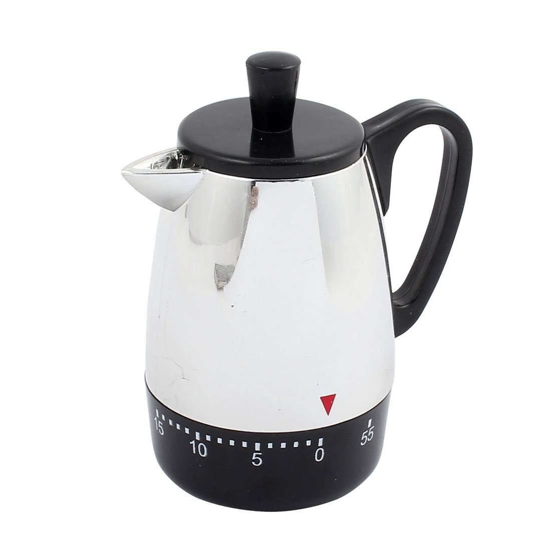 uxcell 4x3.4x2.2-Inch 60 Mins Mechanical Kitchen Time Meter Coffee Pot Design