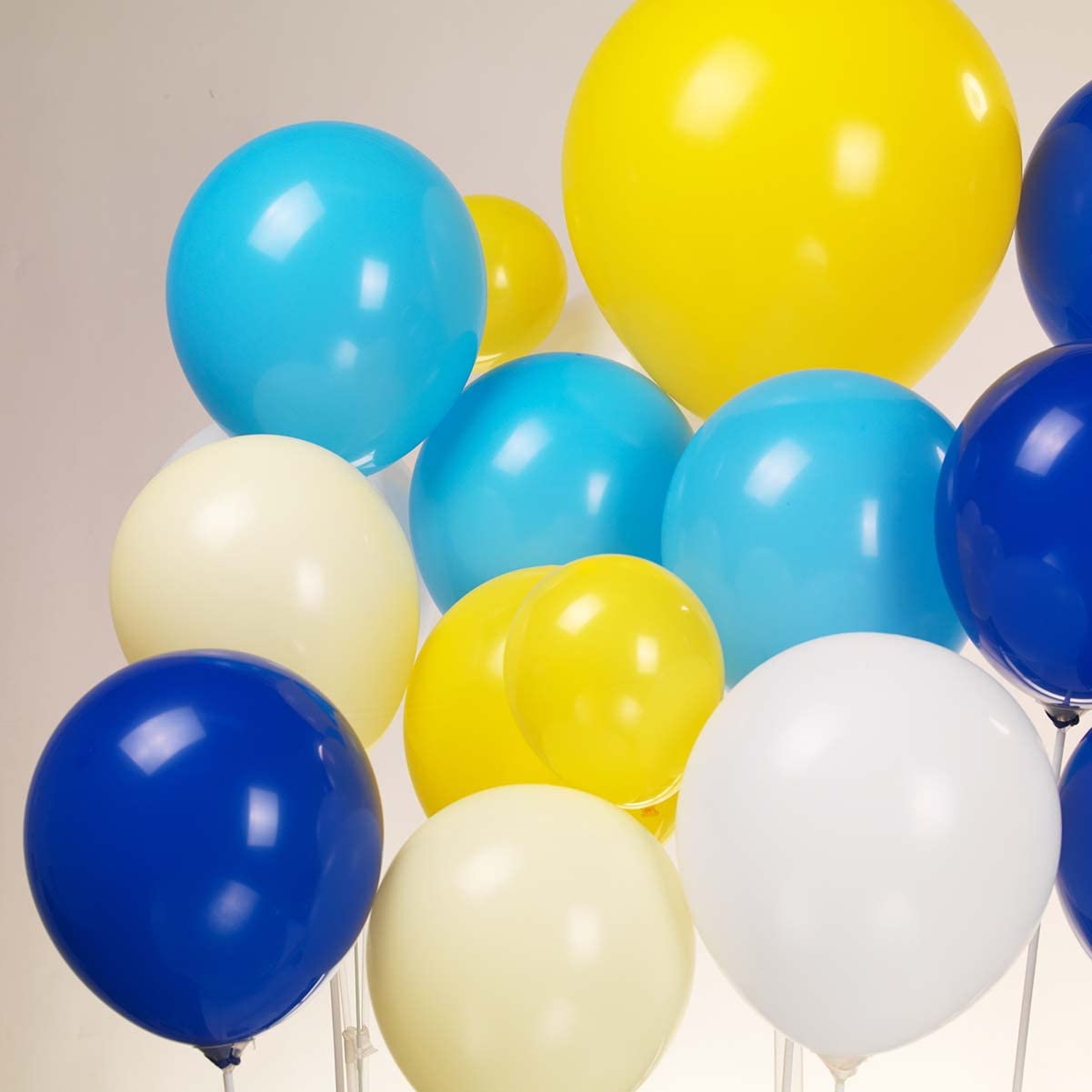 Royal Blue and Yellow balloon garland arch kit 135Pcs with Light blue Pastel Yellow white & Staaburst lemon foil balloons for Lemon main squzee bridal Shower Lemonade Birthday Party Decorations