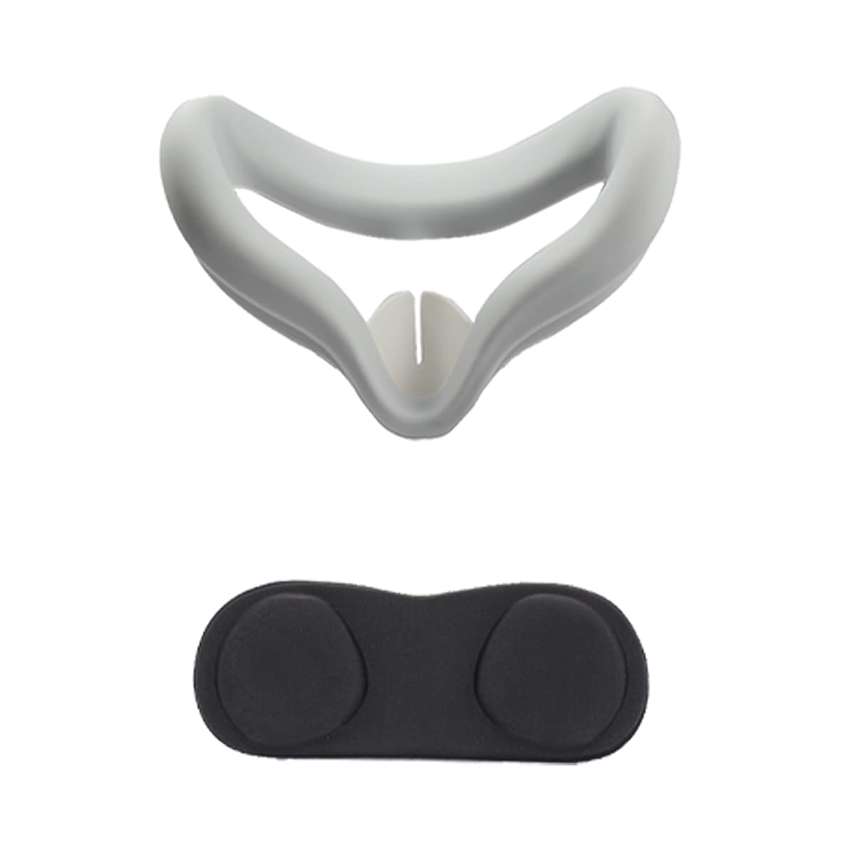 VR Controller Grip Cover Compatible for Quest2 with Silicone Face Mask Lens Protector, Headset Guard and Direction Button Covers, Anti-Throw/Dust Proof/Sweat Proof/crashproof Parts for Meta VR