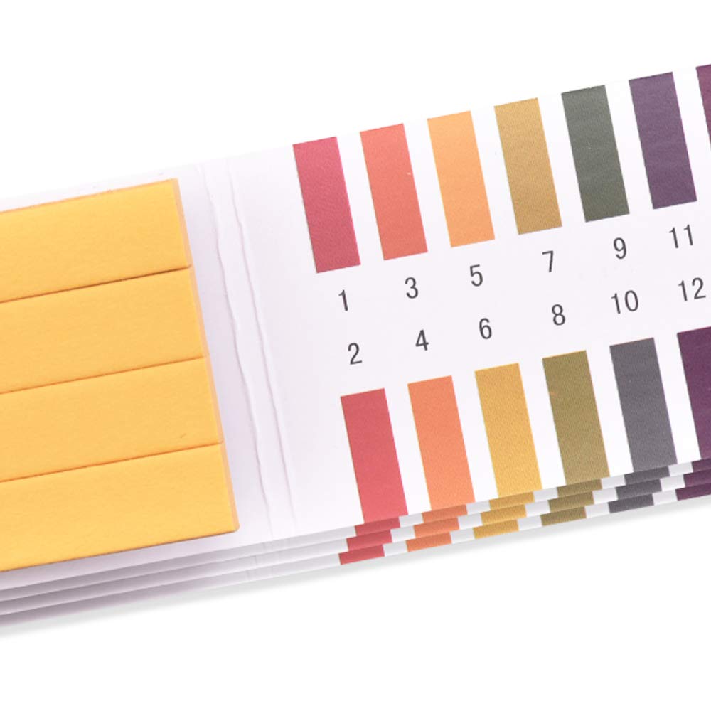 ph Test Strips Urine Test Strips 6 Pack pH. Test Paper Litmus Test Paper 480 Strips pH Test for Saliva Urine Water Soil Soap, Fish Tank, Pool Testing Pet Food