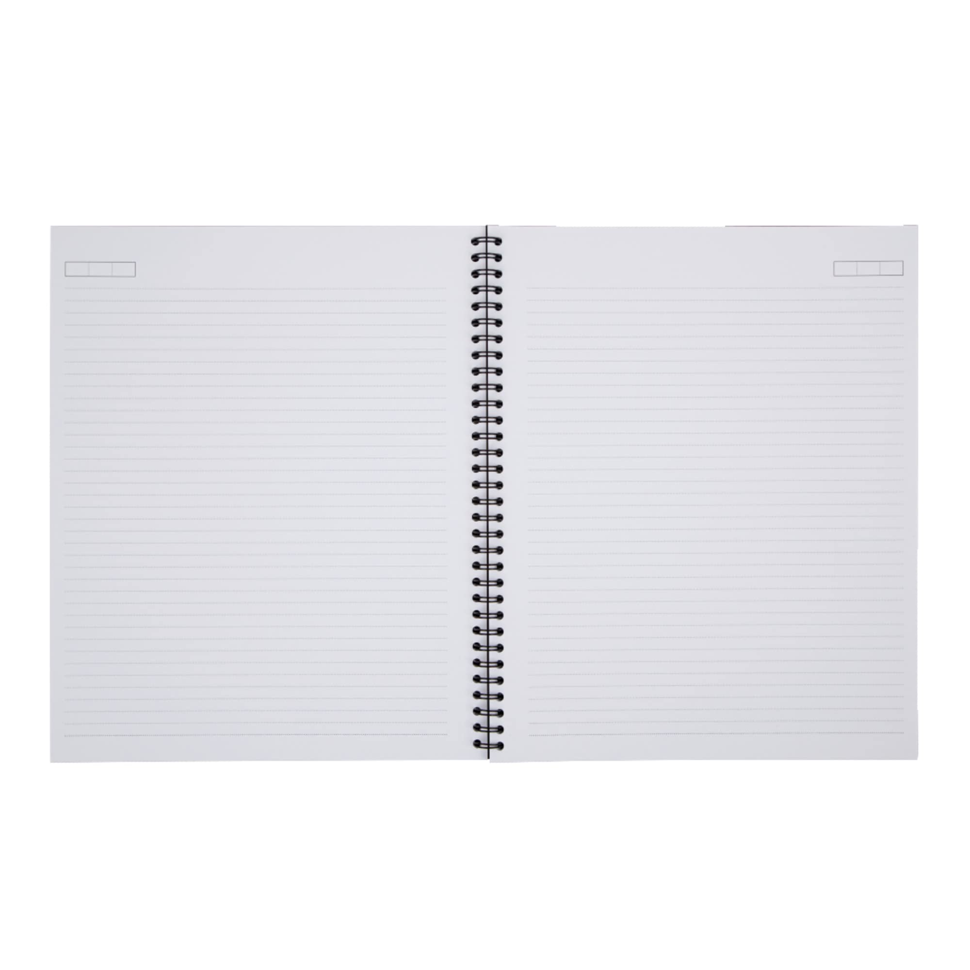 Office Depot Wirebound Notebook, 8 7/8in. x 11in., 1 Subject, Narrow Ruled, 160 Pages (80 Sheets), Black, ODUS1402-027
