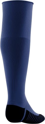 Under Armour Adult Soccer Over-The-Calf Socks, 1-Pair, Midnight Navy/Graphite/White, Large