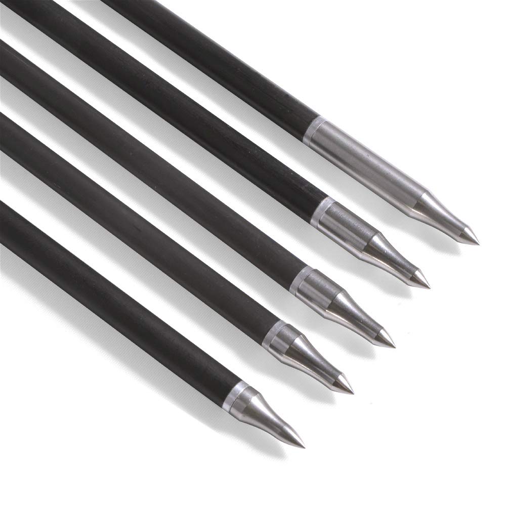 SHARROW 12 pcs Archery Field Points 75/100/125/150/200/250/300 Grain Broadheads Target Practice Field Tips Hunting Arrow Tip Screw-in Arrowhead for Recurve Compound Bow Crossbow (75grain)