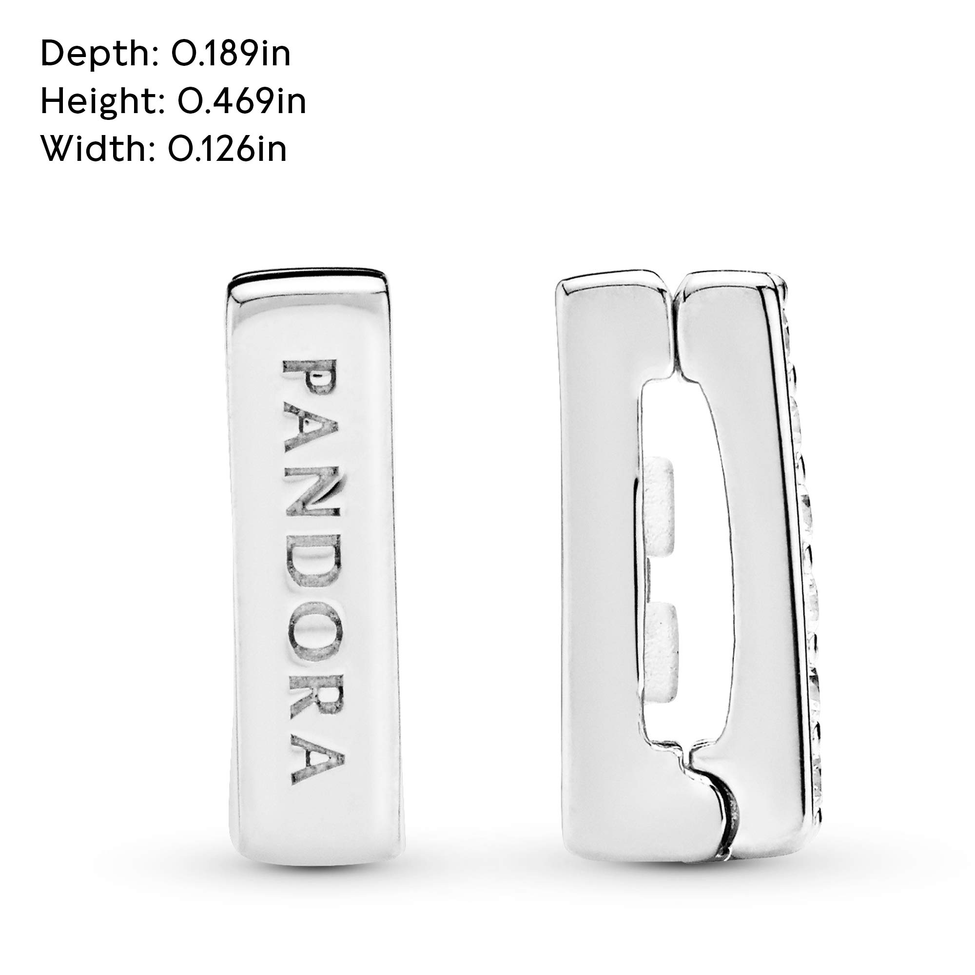 Pandora Jewelry Reflexions Clip Cubic Zirconia Charm - Sterling Silver