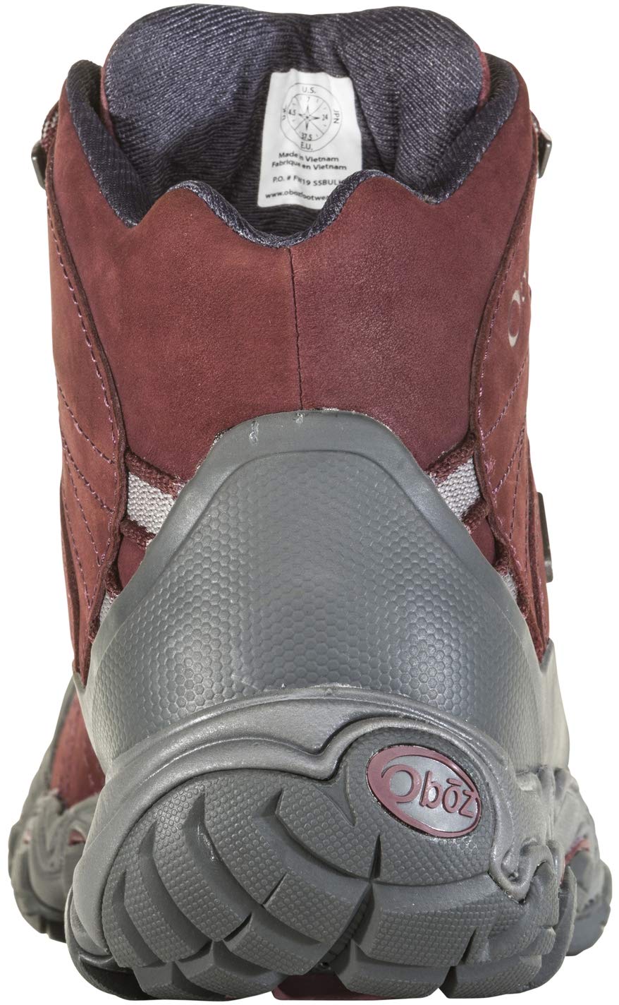 Oboz Bridger Mid B-DRY Hiking Boot - Women's Mahogany 7