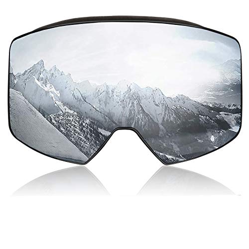 PHZ. Ski Goggles Snowboard Goggles UV 400 Protection Anti Fog Snow Goggles for Men Women Youth