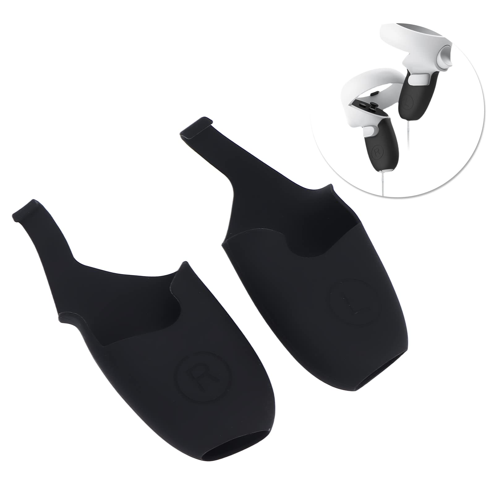 VR Controller Cover, Slim Full Protection Anticollision Dustproof Silicone Easy Install for Quest 2 VR Controller