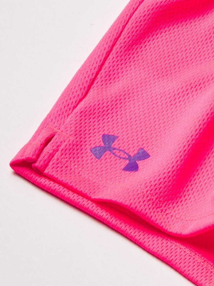 Under Armour UA GIRLS RUN THIS GAME BIKE SHORT SET, POP PINK S21, 18M