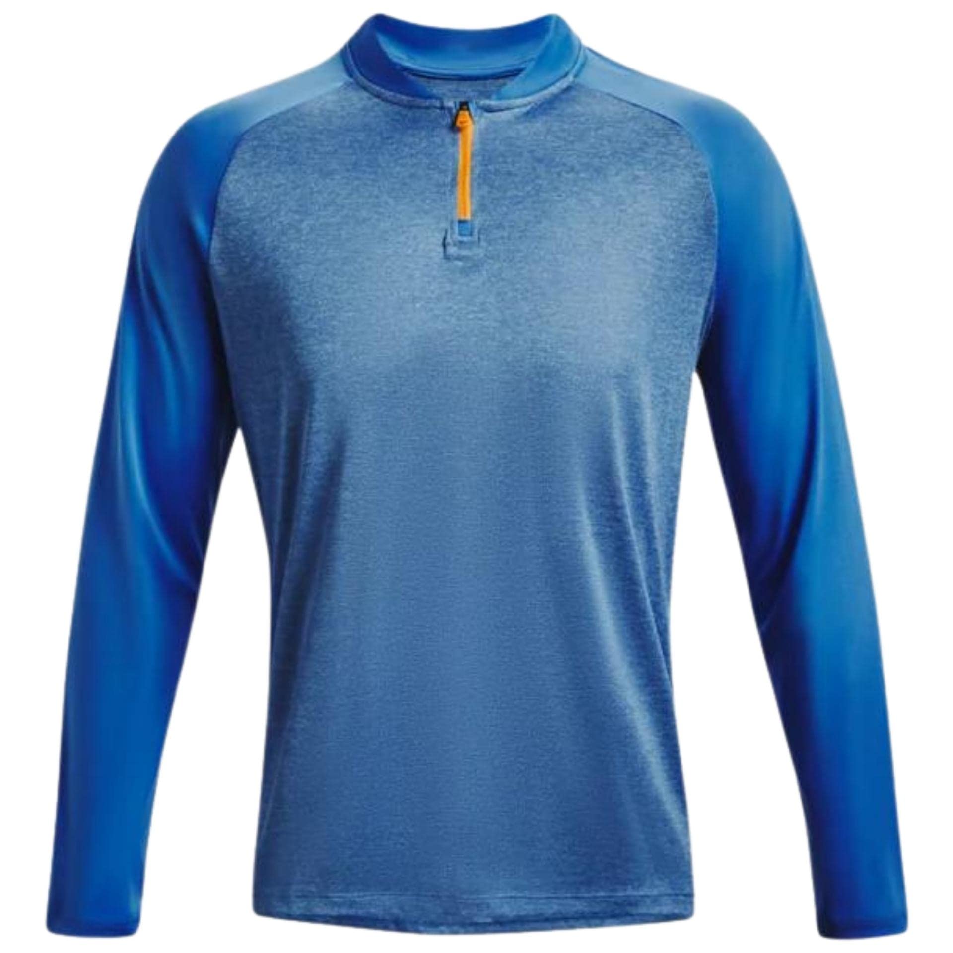 Under Armour UA Tech 2.0 Novelty 1/4 Zip - 1370854-474 - Victory Blue/Cruise Gold - L