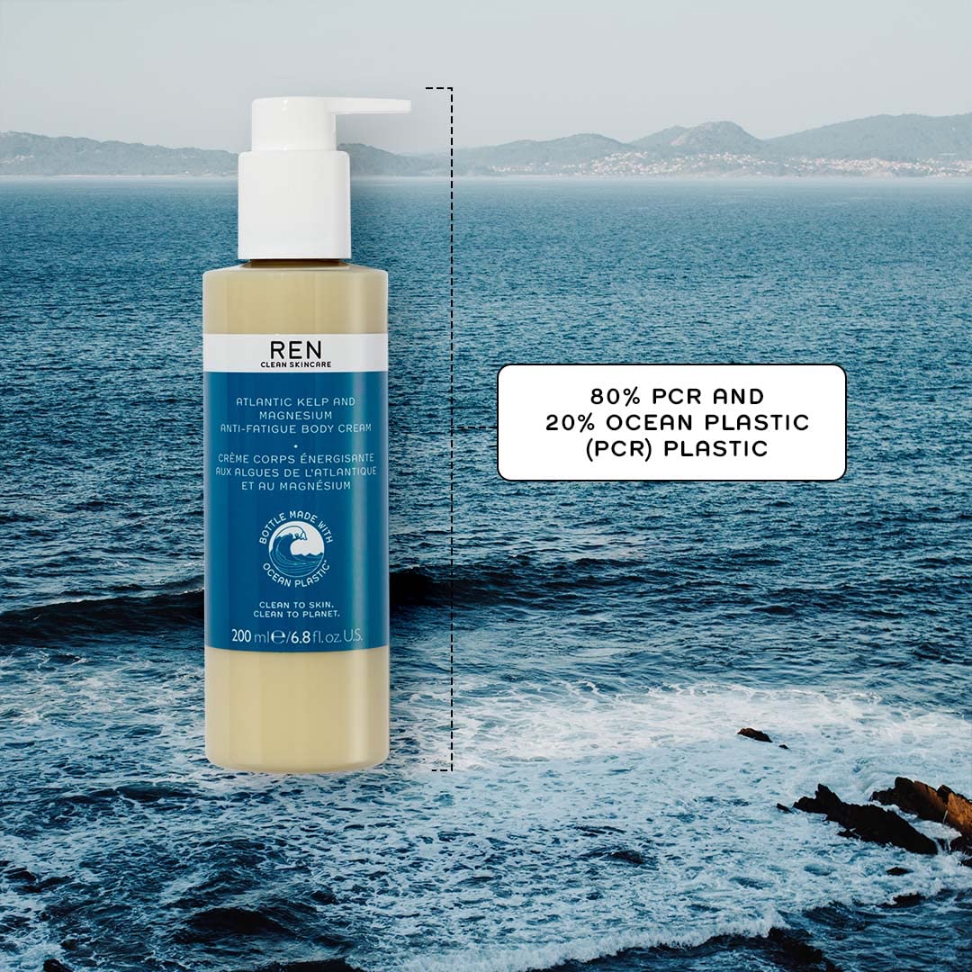 REN Clean Skincare - Atlantic Kelp And Magnesium Anti-Fatigue Body Cream, 6.8 fl oz