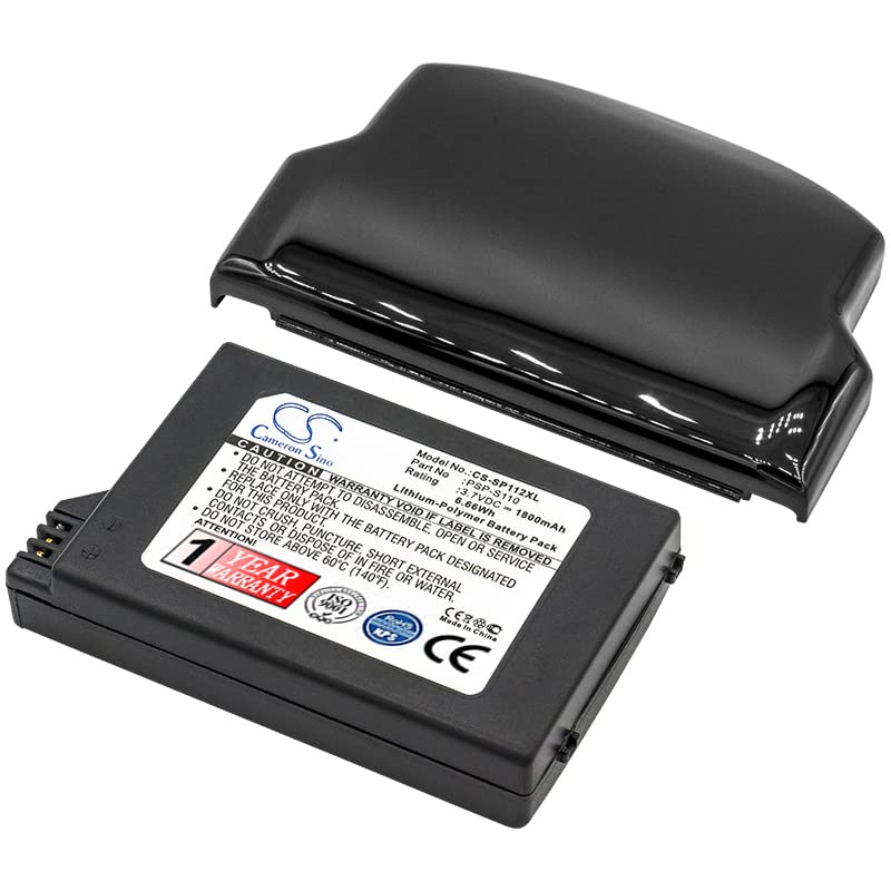 Velrgt Battery Replacement for Sony PSP 2th Silm Lite PSP-2000 PSP-3000 PSP-3004 PSP-3001 PSP-3008 PSP-S110