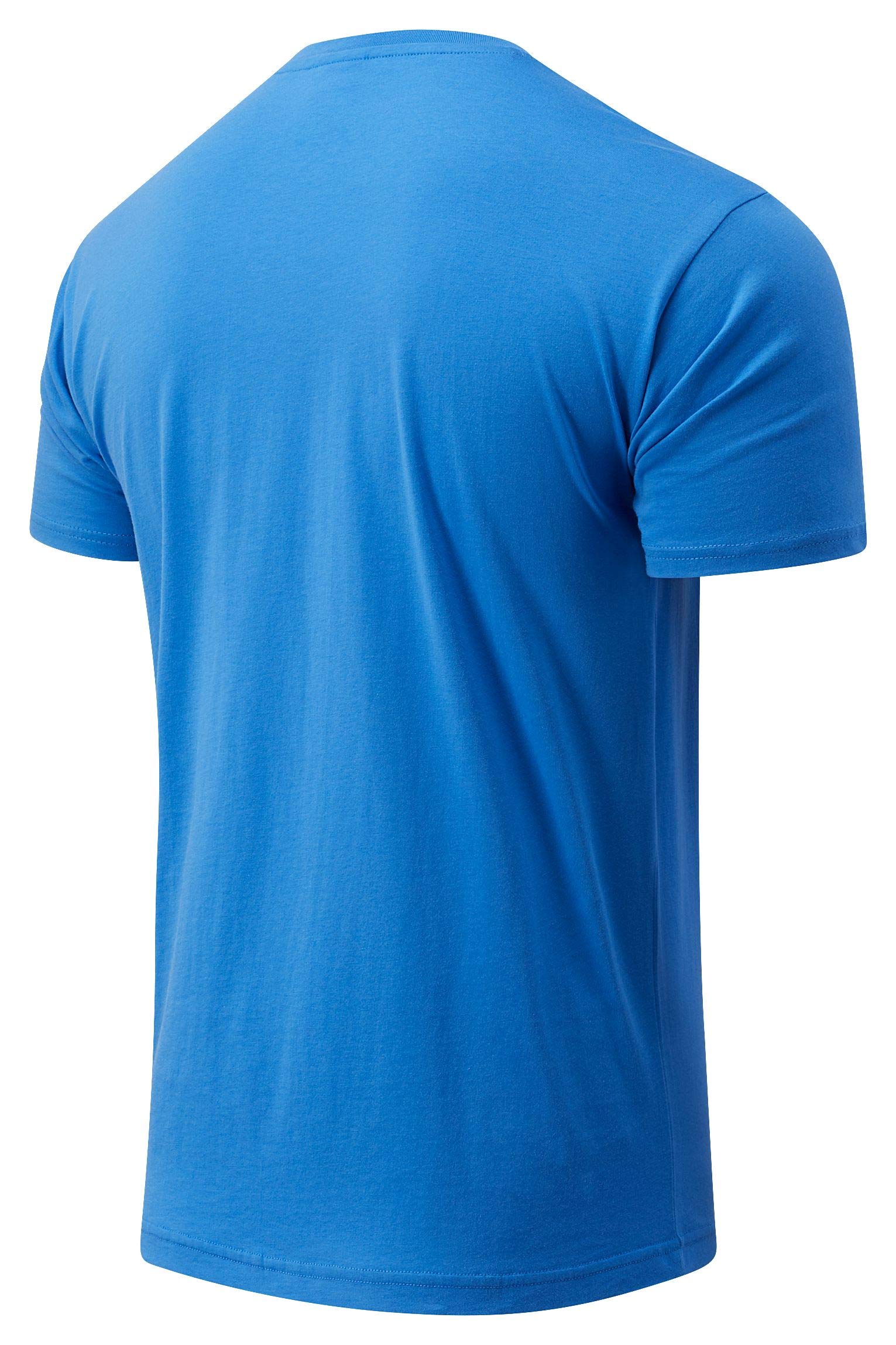 New Balance Men's NB Essentials Speed Action Short Sleeve, Faded Cobalt, Small