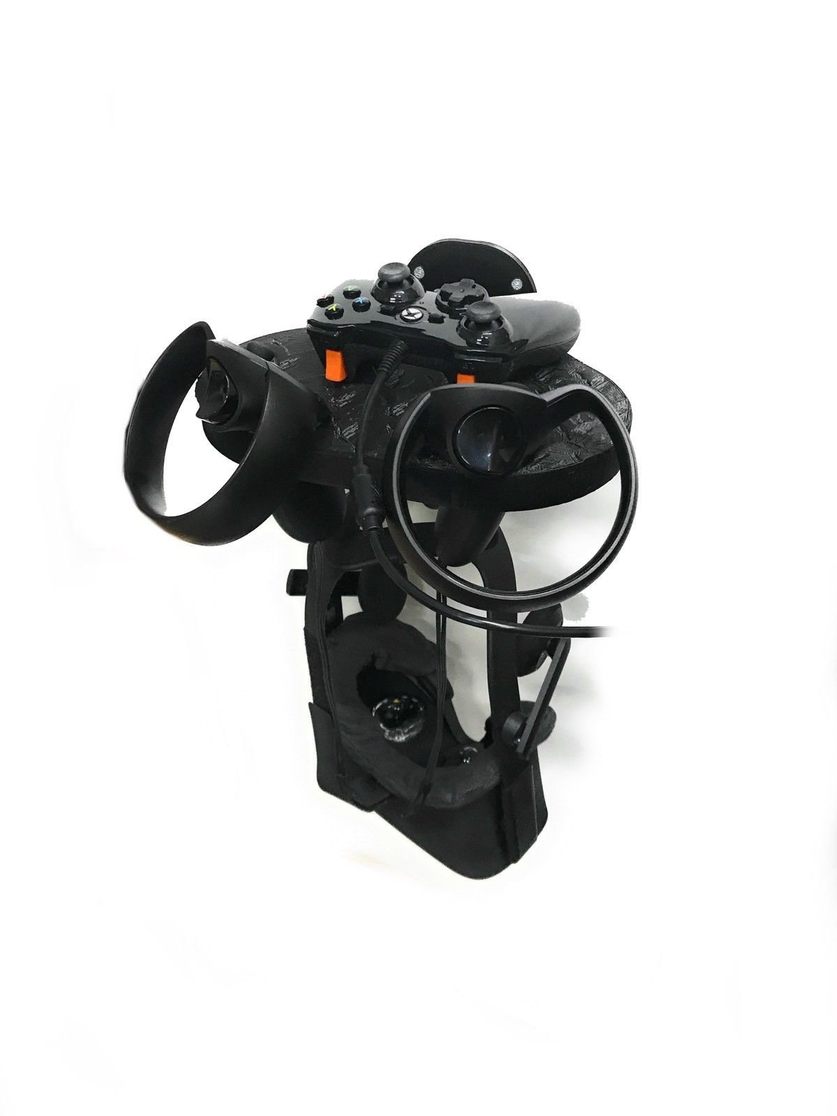 Oculus Rift Headset And Controller Wall Mount - Dragon Skin - Black