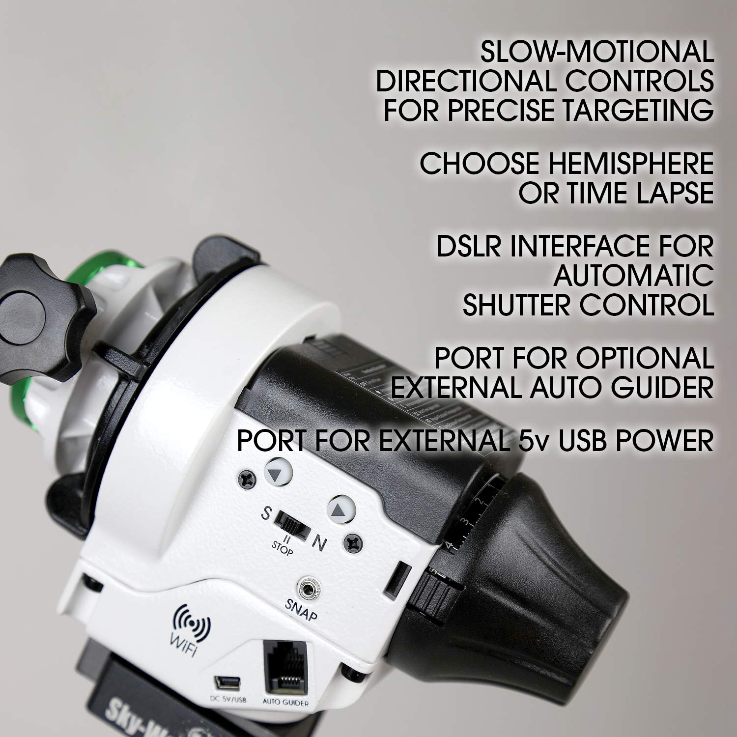 Sky Watcher Star Adventurer 2i Astro Pack β Motorized DSLR Night Sky Tracker for Portable Nightscapes, Time-Lapse, and Panoramas β Remote Camera Control β Long Exposure Imaging (S20510), Black
