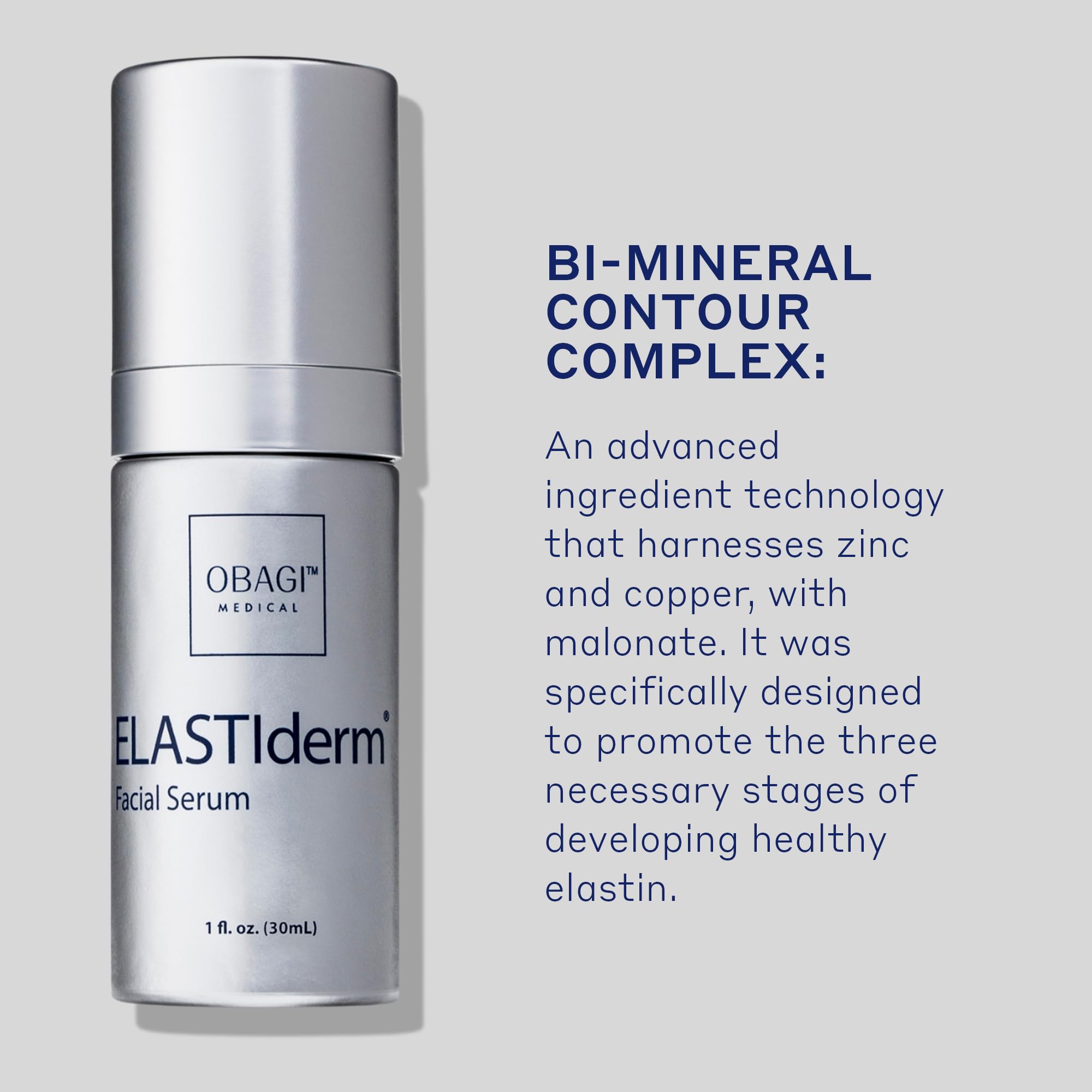 Obagi ELASTIderm Facial Serum – Firming Face Serum with Patented Bi-Mineral Contour Complex Clinically Proven to Target Signs Of Skin Aging – 1 oz