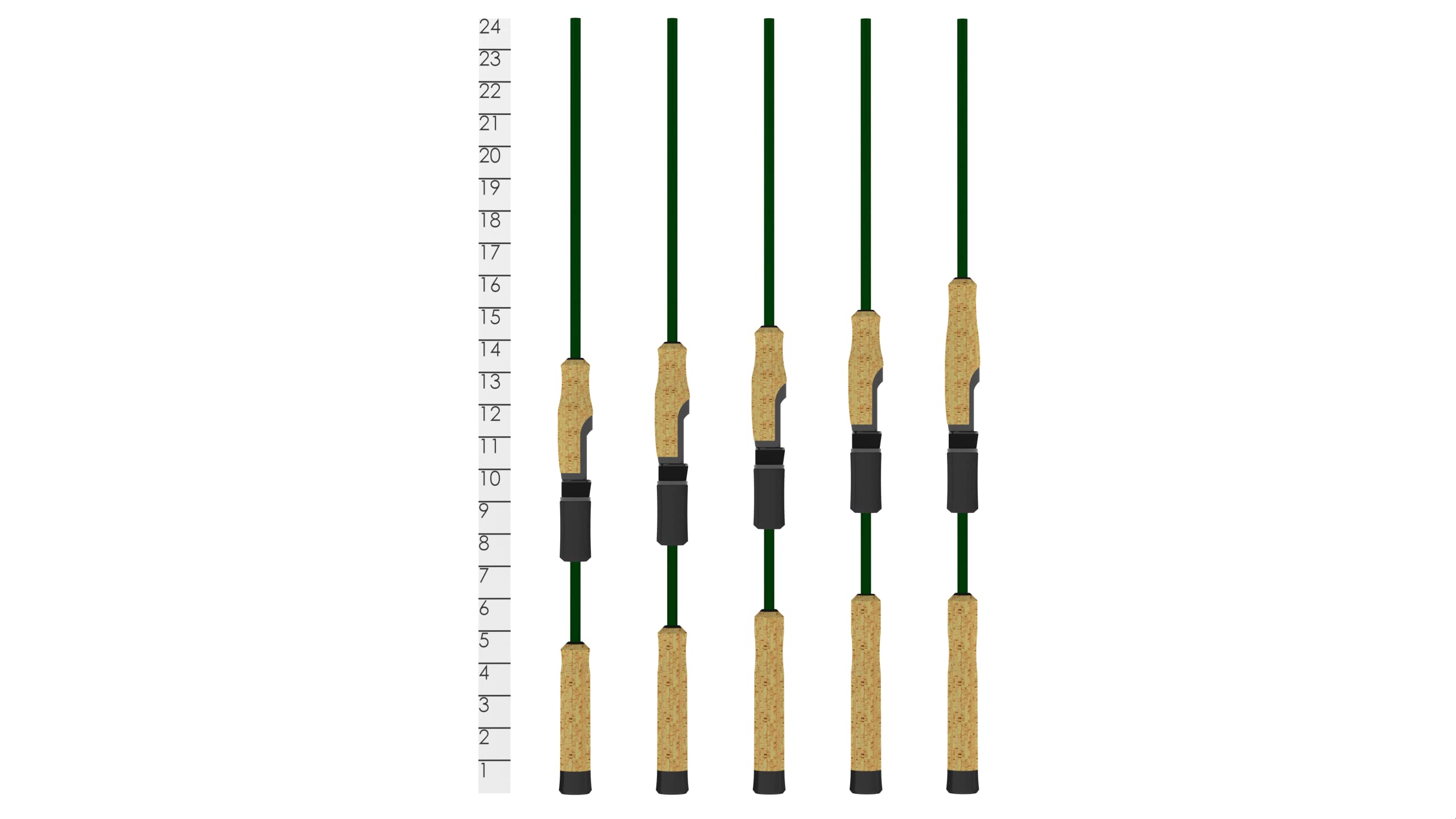 St. Croix Rods Eyecon Spinning Rod, 6'6"(EYS66MLF), Walter Green
