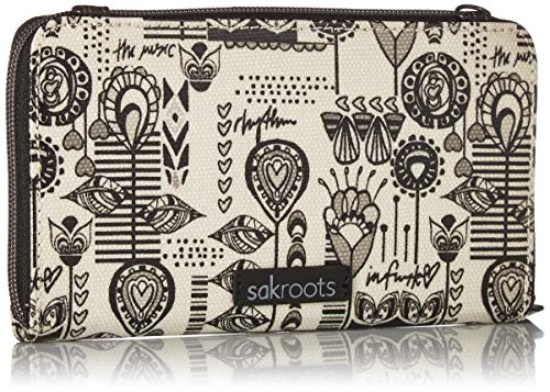 Sakroots Unisex-adults Artist Circle Large Smartphone Crossbody, Optic Dream Song