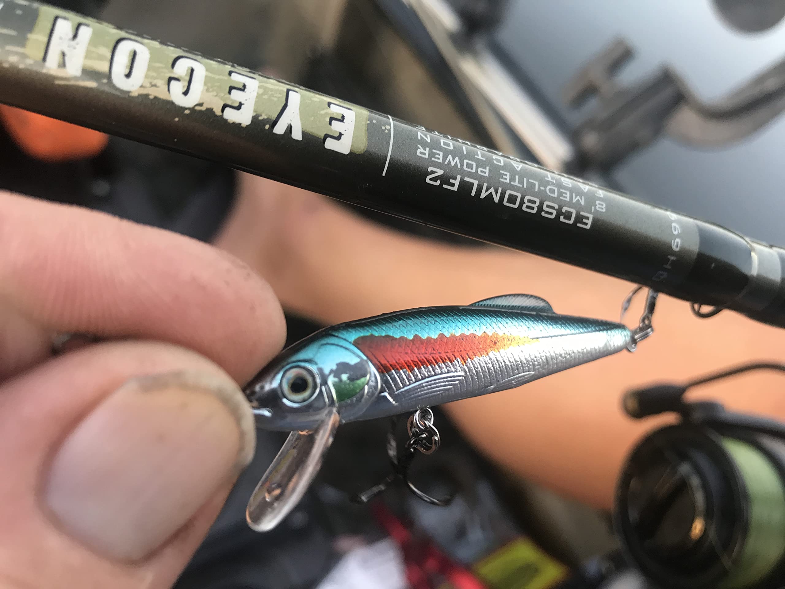 St. Croix Rods Eyecon Casting Rod, 7'0"(EYC70MHM), Walter Green