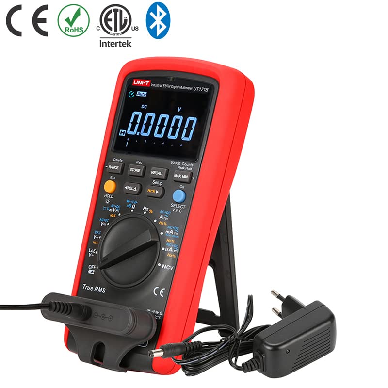 UNI-T UT171B Industrial True RMS Digital Multimeter Frequency10Hz~10MHz, AC/DC 1000V, AC/DC 10A, 60000 Display Count