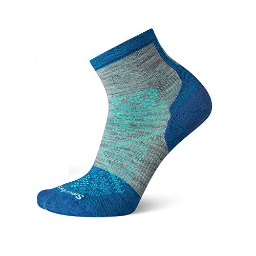 Smartwool Women's Performance Cycle Zero Cushion Ankle Light Gray L