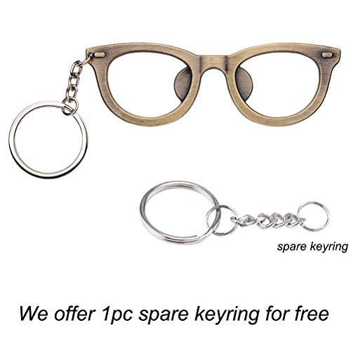 Sun Glasses Bottle Opener, Liangery Travelling Mental Beer Bottle Opener Keychain with Vintage Style