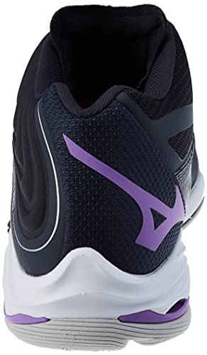 Mizuno Women's Wave Lightning Z6 Mid Volleyball Shoe, Indiai Fierycoral2265c, 12.5